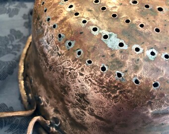 Lovely Vintage Copper Colander Antique Copper Colander Old - Etsy