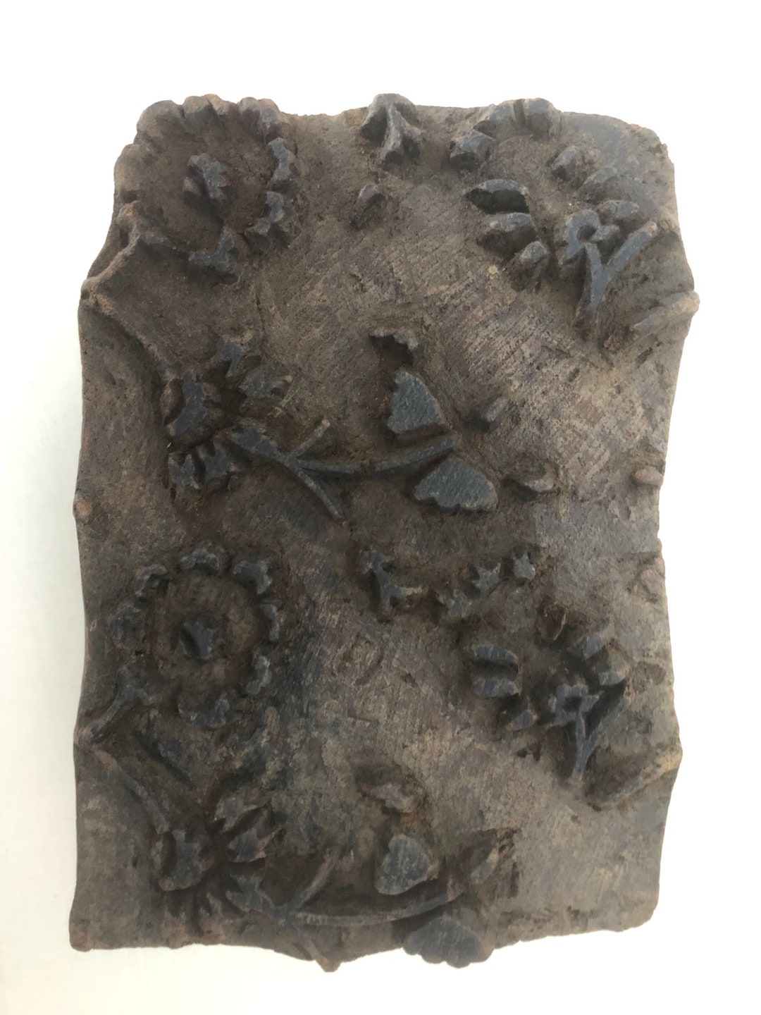 Antique Fabric Printing Block - Etsy