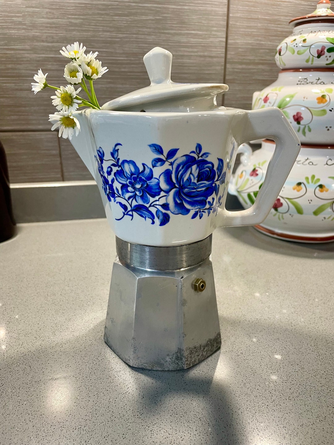 Ceramic Vintage Flory Express Moka - Etsy