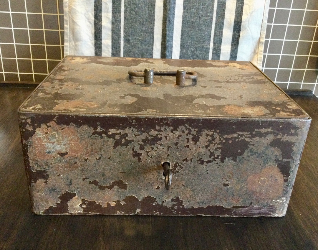 Antique Cash Box - Etsy