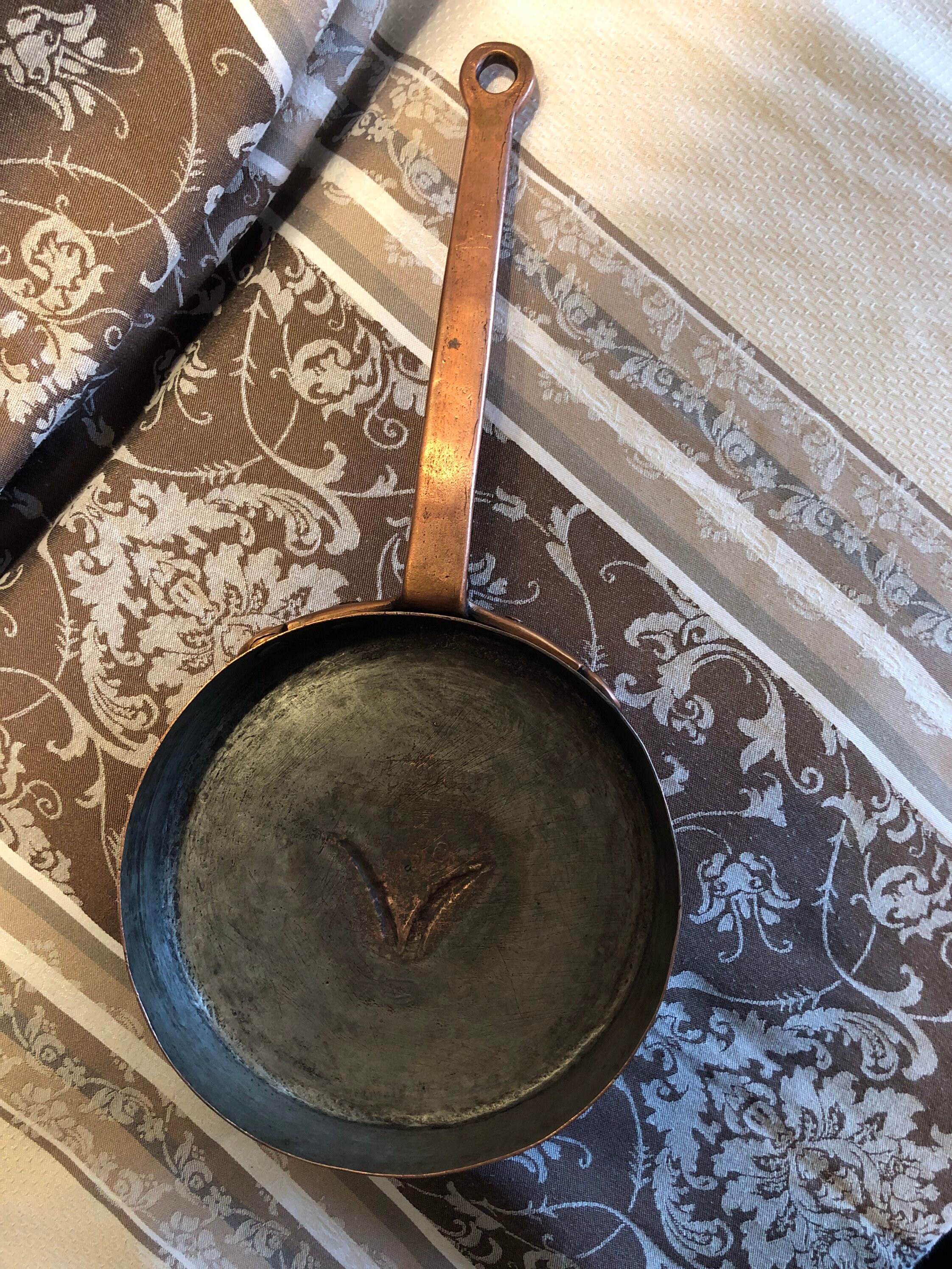 Riserva Gran Paradiso Padella Antique Copper Pan From the Kitchen of ...