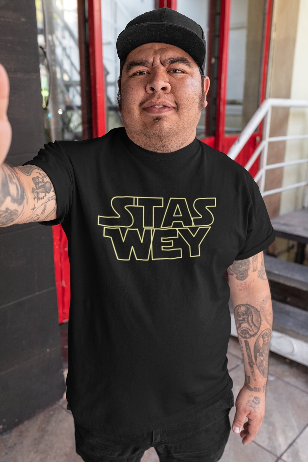 Stas Wey Graphic T-shirt Funny T-shirt Star Wars Graphic Tee Spanish ...