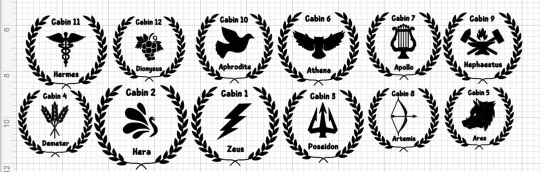 PJO Original 12 Cabins - Etsy