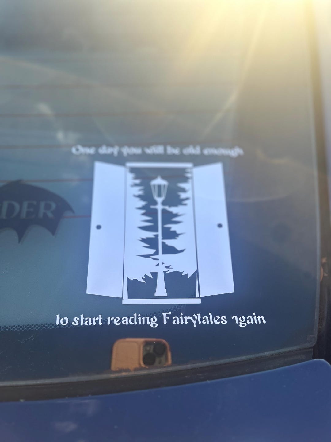 Wardrobe Fairytales Decal for Cars, Tumblers, Laptops. Bumper Sticker ...