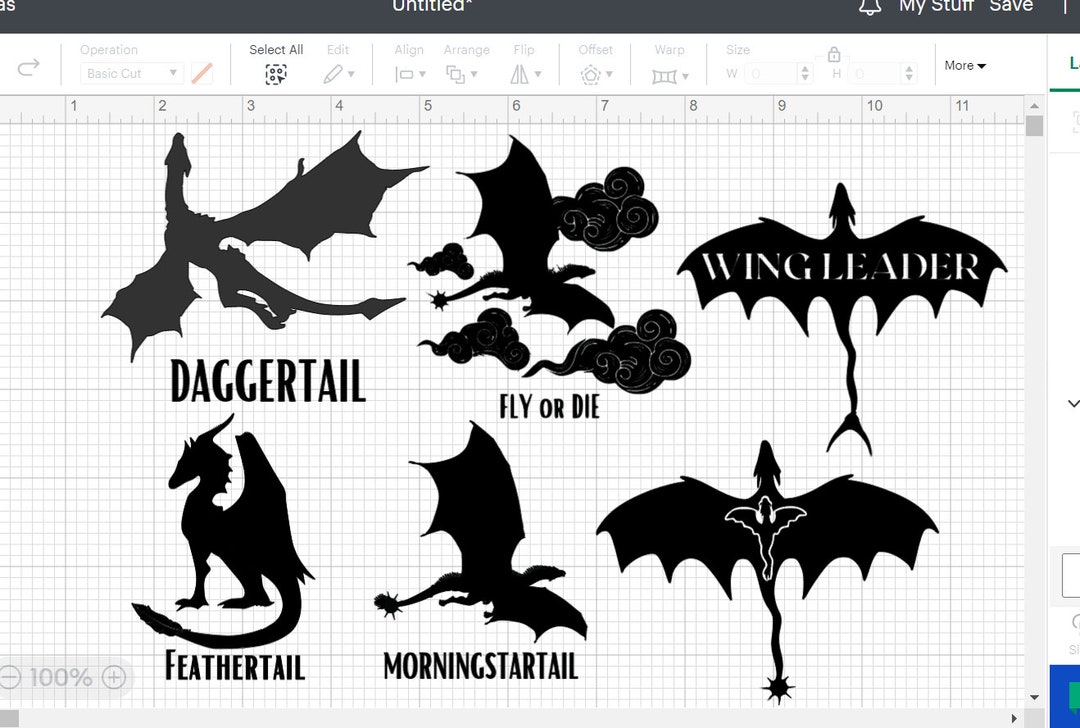 Fourth Wing SVG Bundle - Etsy