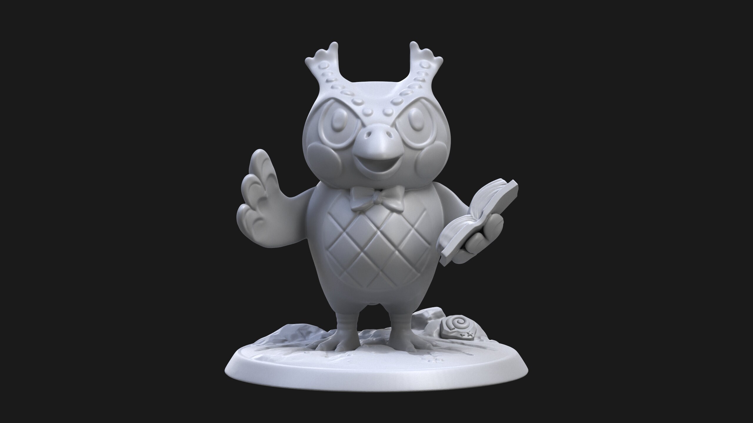Blathers / Owl Animal Crossing Inspired - 3D STL File - Etsy