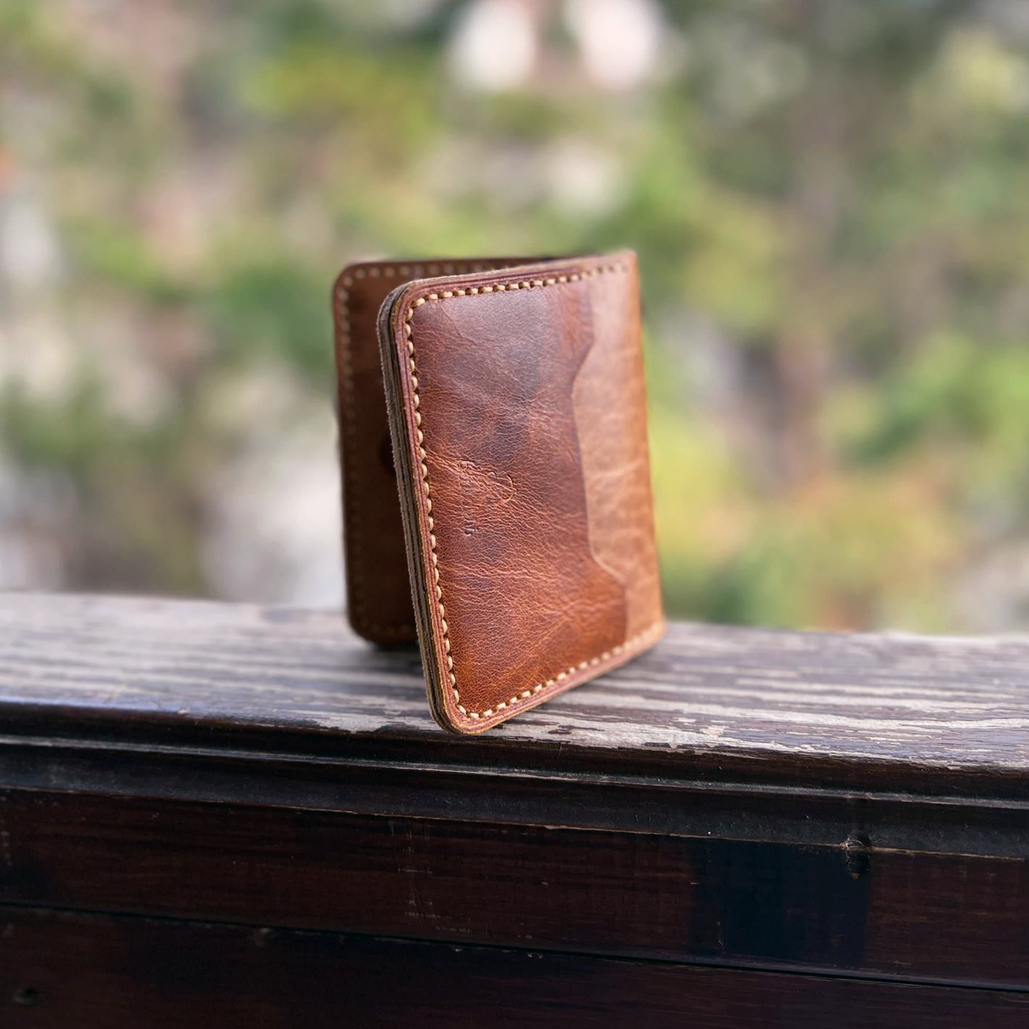 Modern Leather Wallet Pattern leather Wallet - Etsy