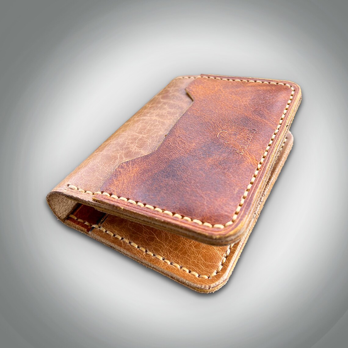Modern Leather Wallet Pattern leather Wallet - Etsy