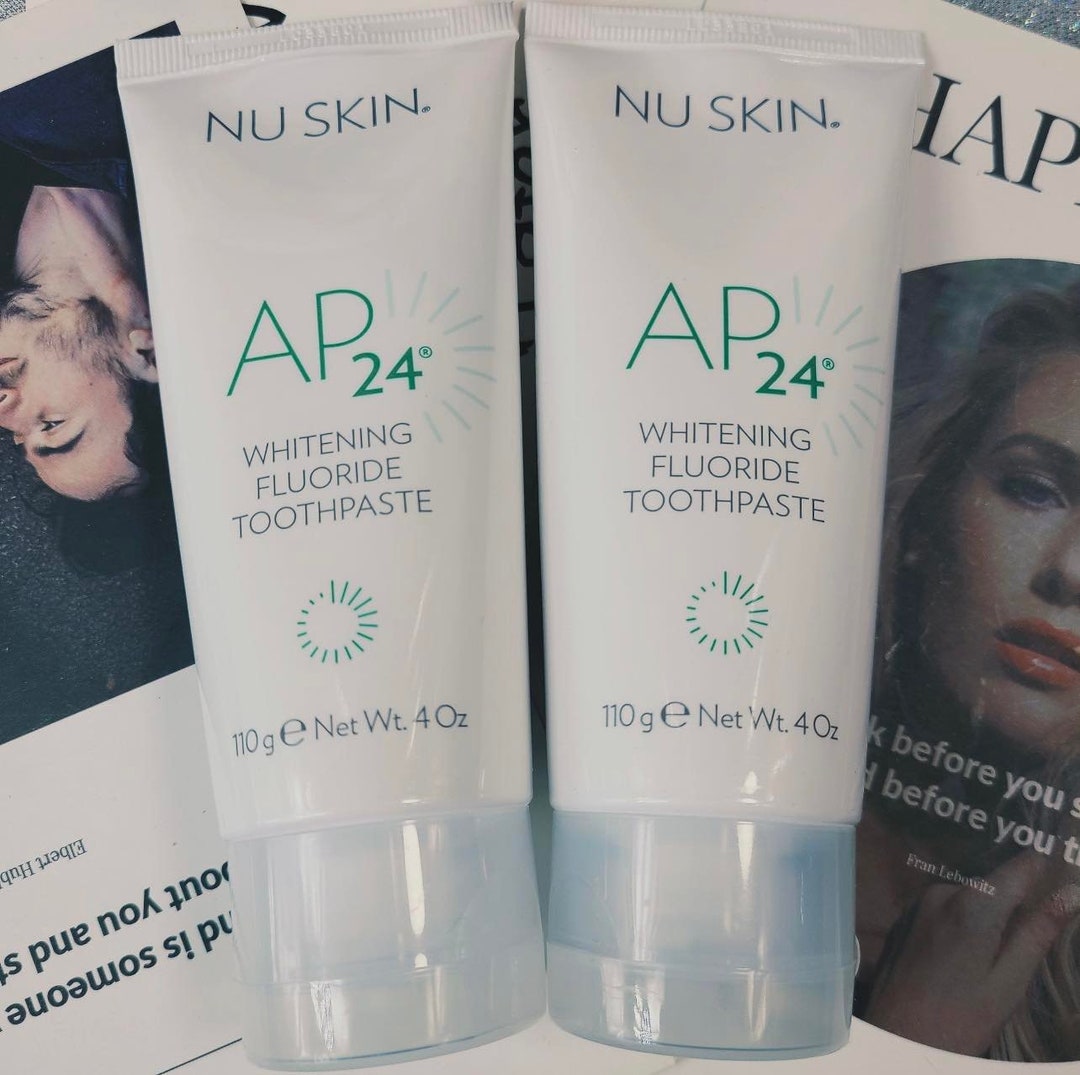 AP 24 Whitening Fluoride Toothpaste 2 Tubes Originalnuskin - Etsy