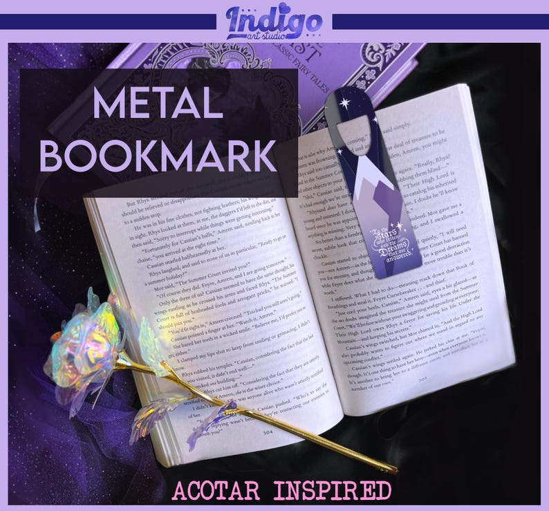 To the Stars Who Listen Bookmark | ACOTAR Sarah J Maas Inspired ...