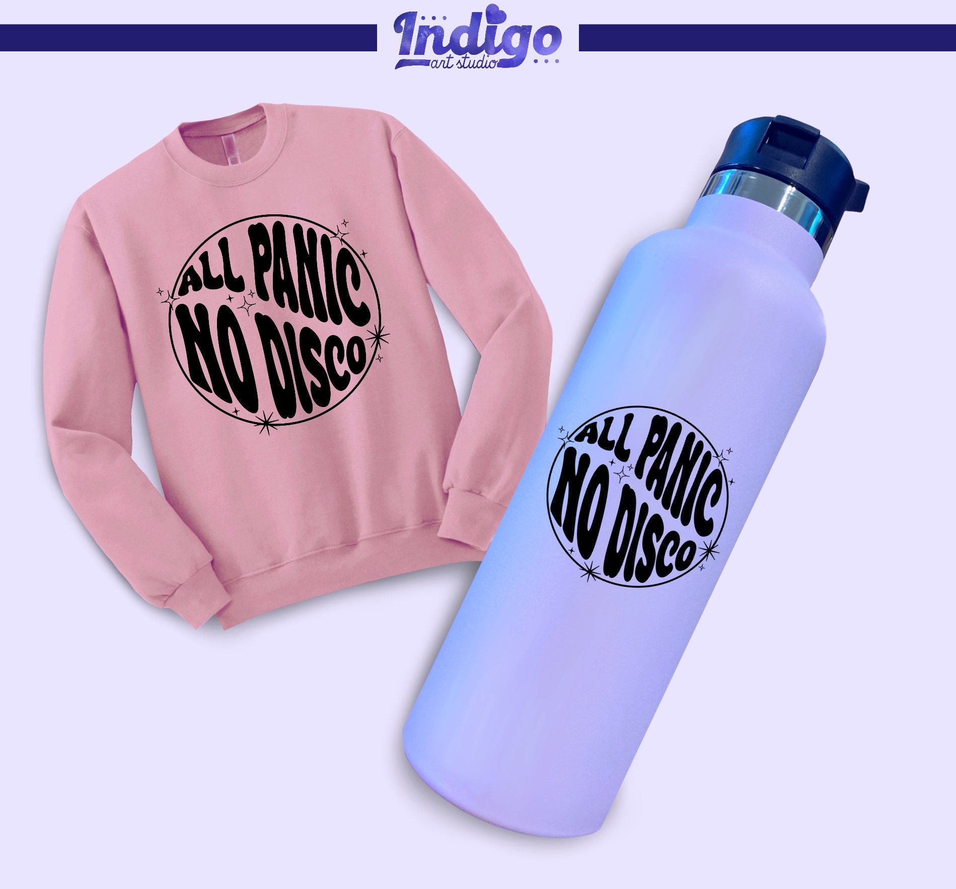 All Panic No Disco Svg Png Pdf Funny SVG Trendy Quote Cute Cutting File ...