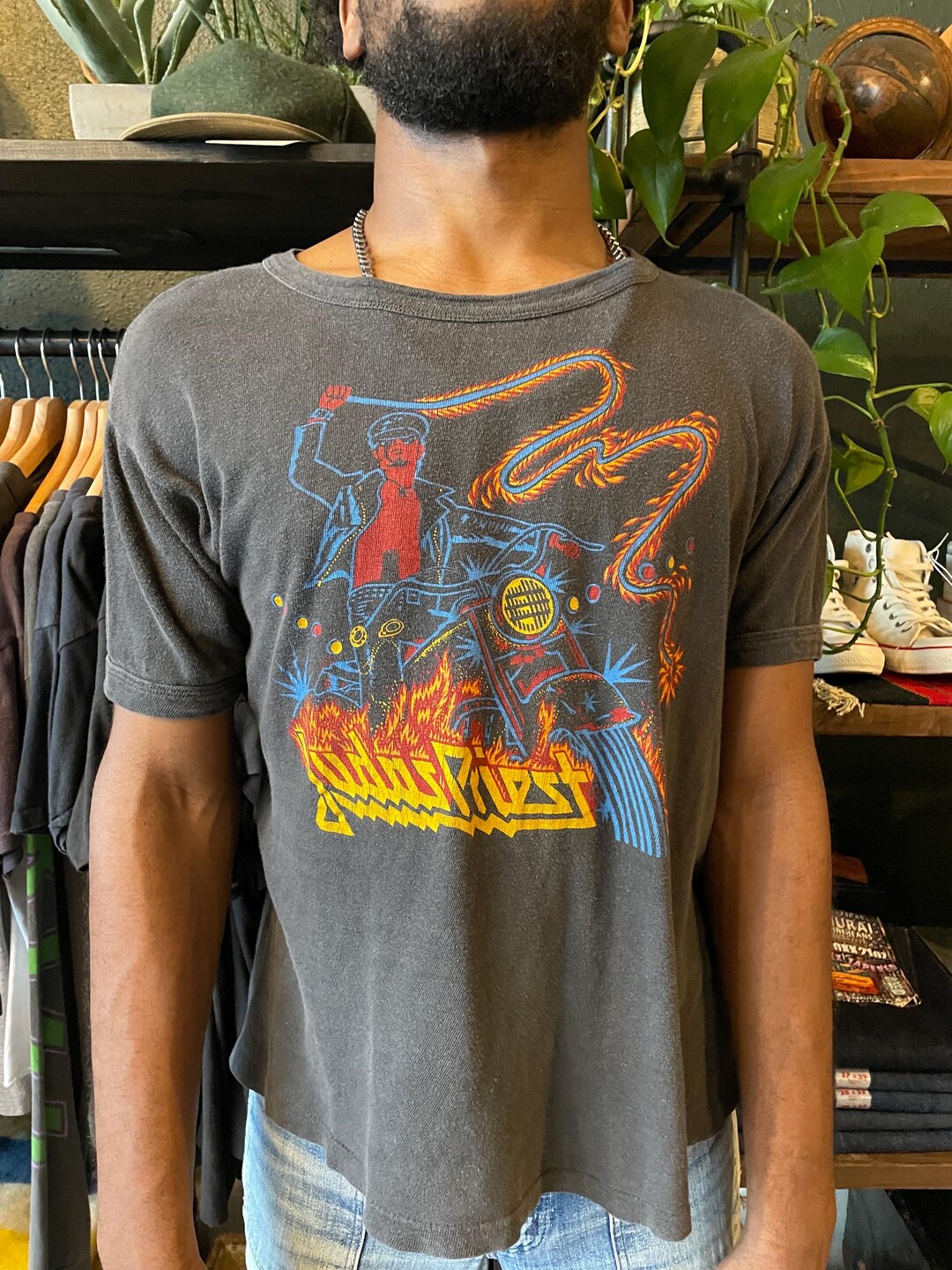 Vintage 70s 80s Judas Priest Parking Lot Bootleg Band T-shirt - Etsy