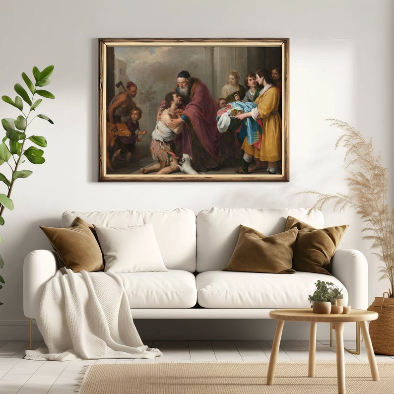 The Return of the Prodigal Son, Valley Landscape, Digital Print ...