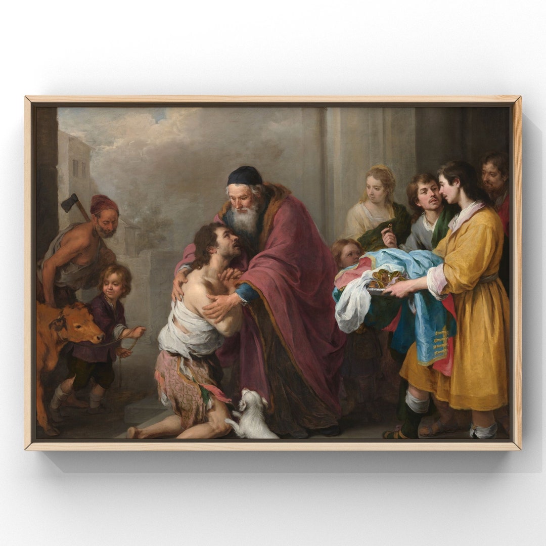 The Return of the Prodigal Son, Valley Landscape, Digital Print ...