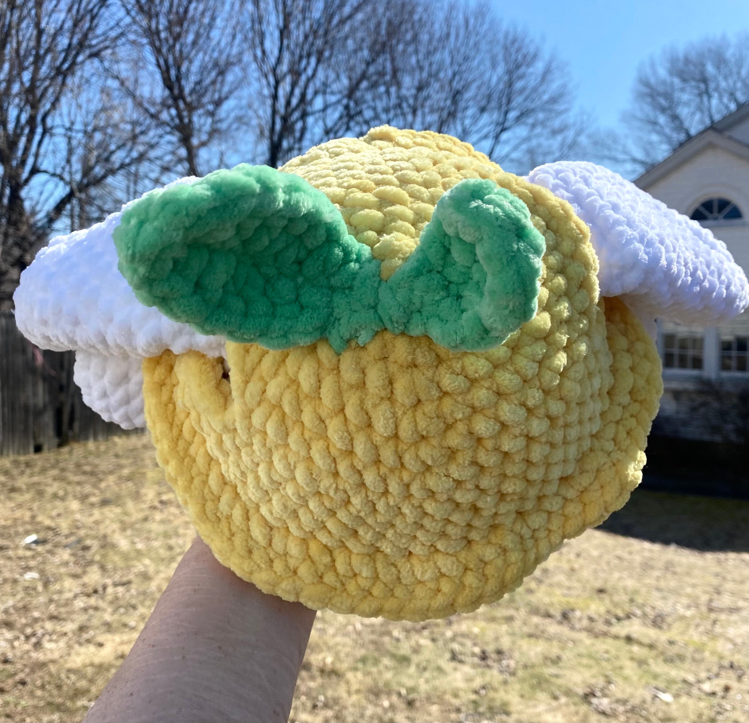 Jumbo Crochet Lemon Bunny Handmade Plushie, Soft Toy, Crochet Rabbit ...