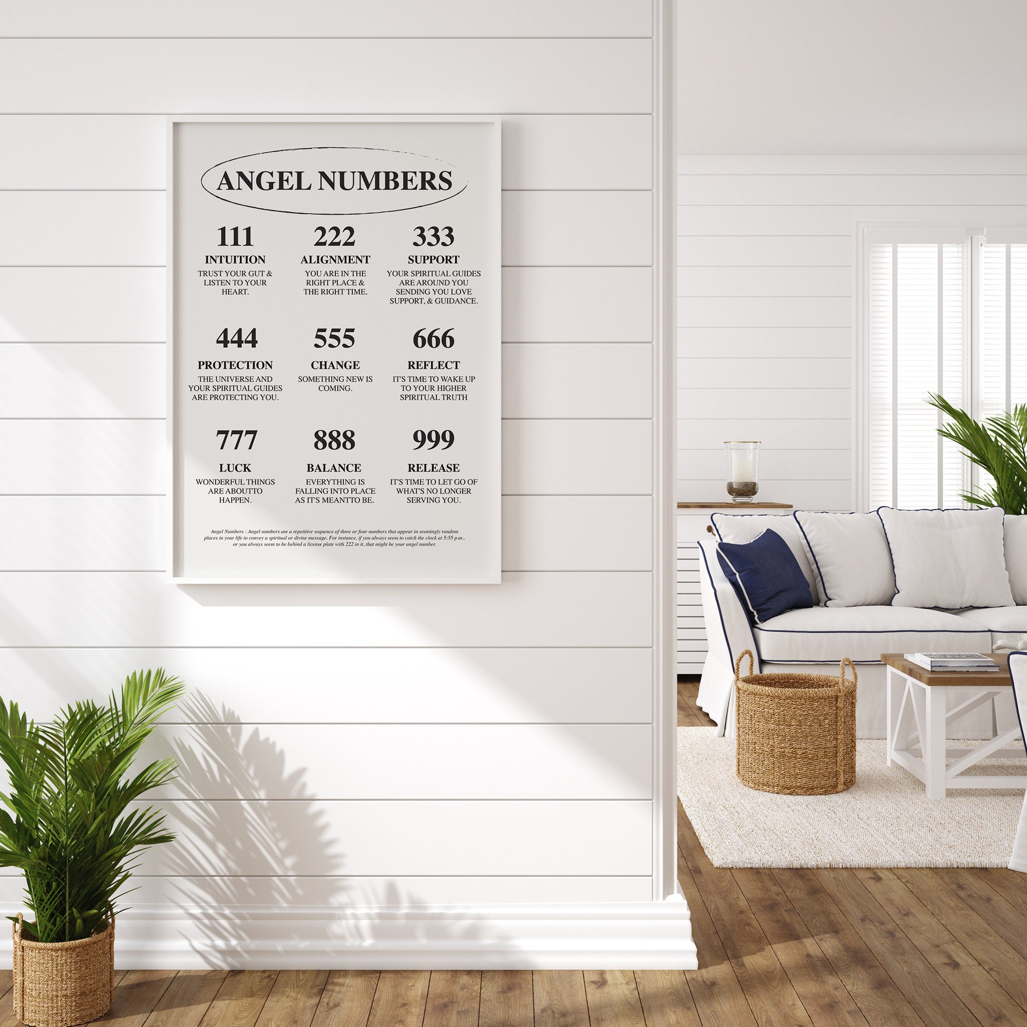 Angel Numbers Poster, Digital Download Print, Angel Number Print, 111 ...