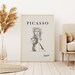 Picasso Print, the Acrobat, Picasso Minimalist Line Art, Exhibition ...