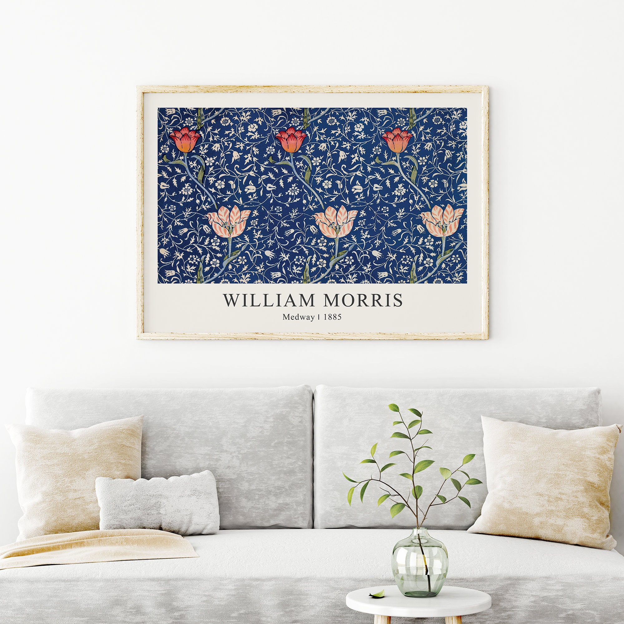 William Morris Print, William Morris Poster, Medway 1885, Printable ...