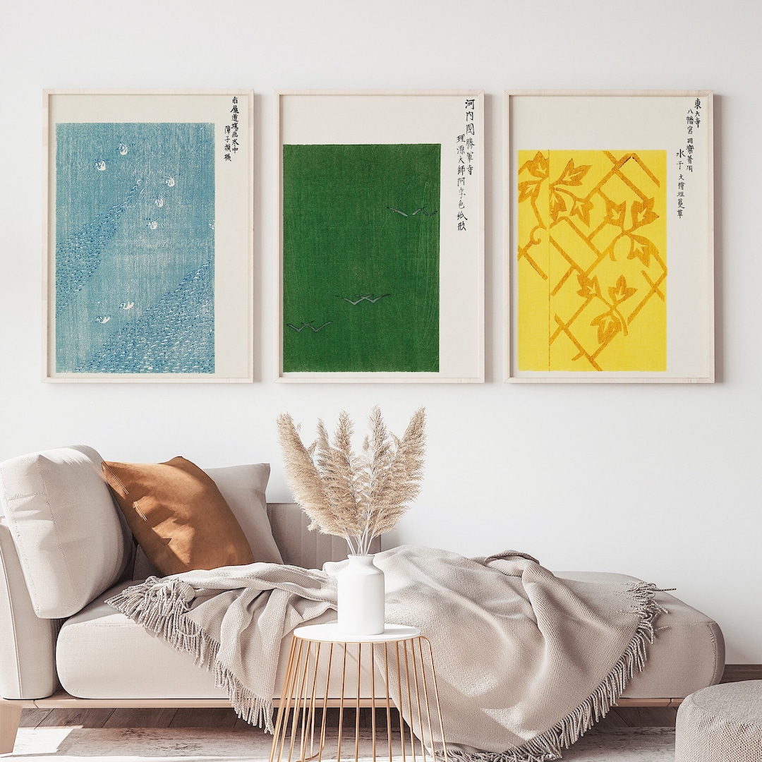 Set of 3 Taguchi Tomoki Print, Taguchi Tomoki, Japanese Art Print ...