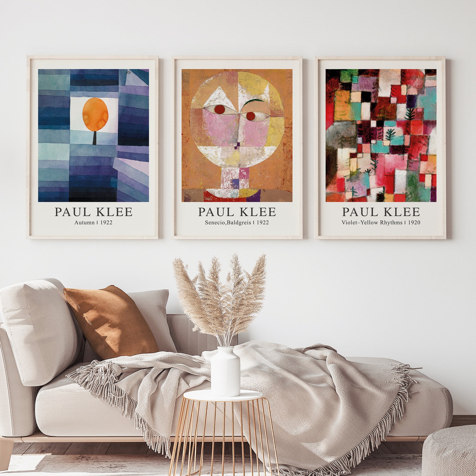 Paul Klee Print Paul Klee Set of 6 Prints Gallery Wall Set - Etsy