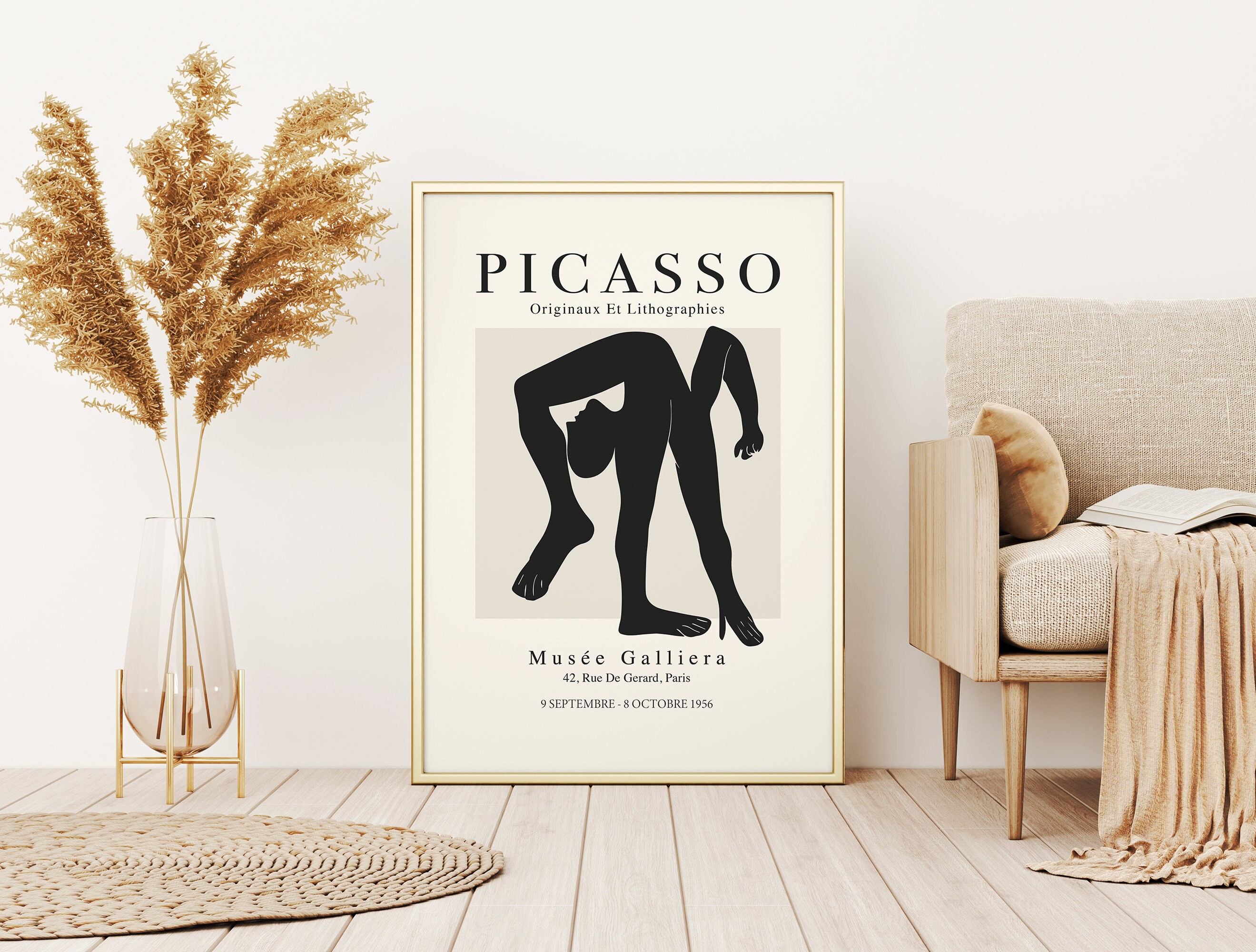 Picasso Print, the Acrobat, Picasso Minimalist Line Art, Exhibition ...