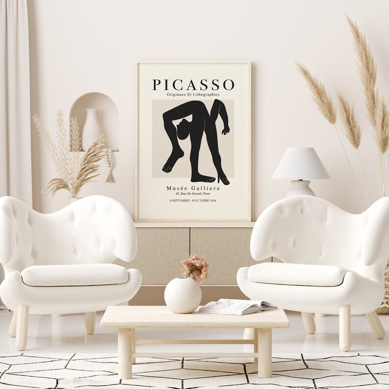 Picasso Print, the Acrobat, Picasso Minimalist Line Art, Exhibition ...