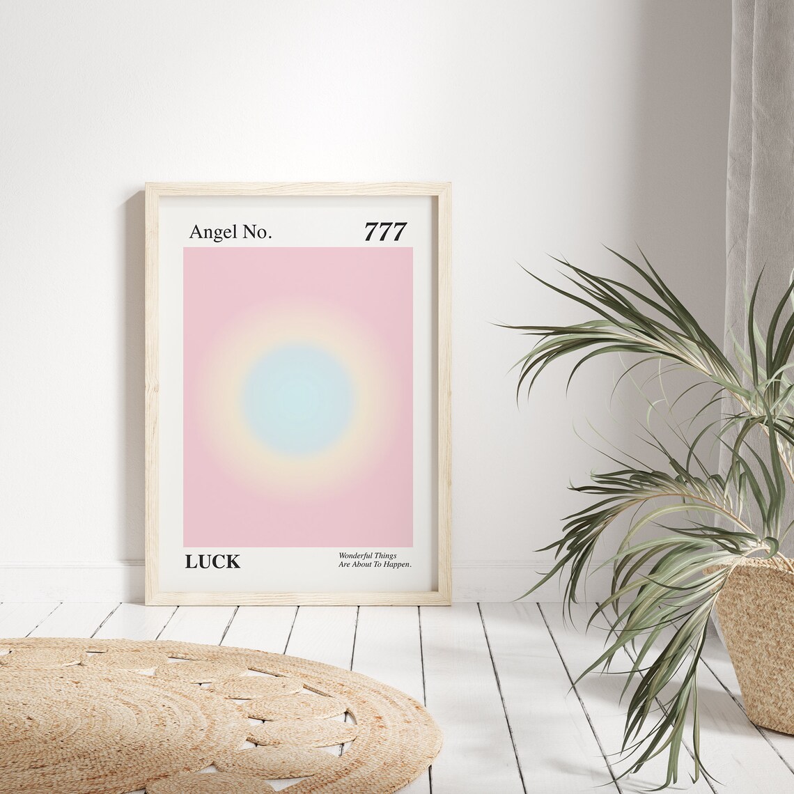 777 Print Angel Numbers Poster Digital Download Gradient - Etsy
