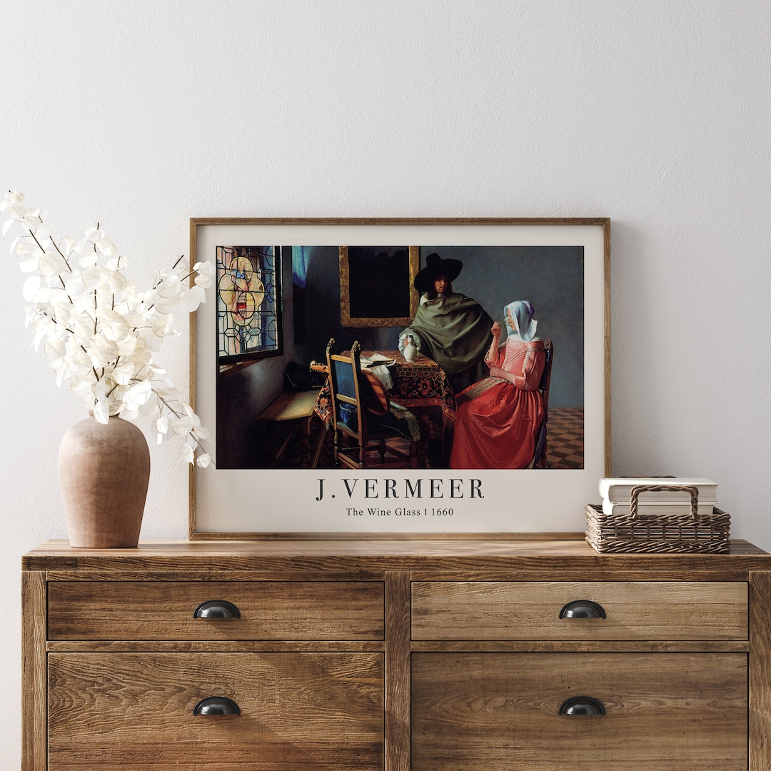 Johannes Vermeer Poster, Johannes Vermeer Print,johannes Vermeer, the ...