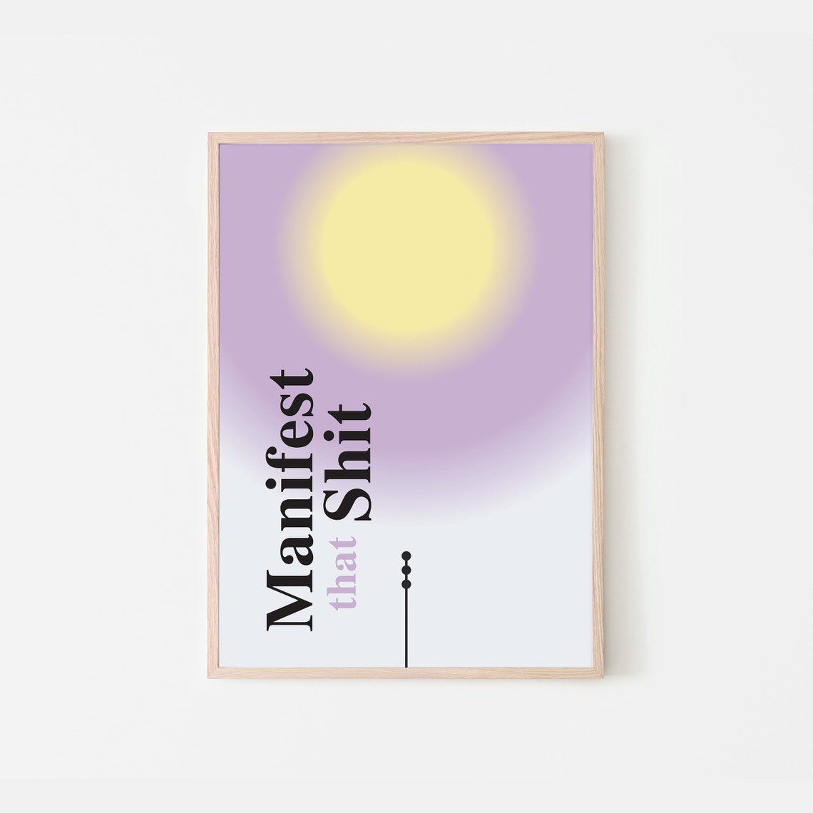 Manifest Gallery Wall Art Set of 3 Printables Retro Wall - Etsy