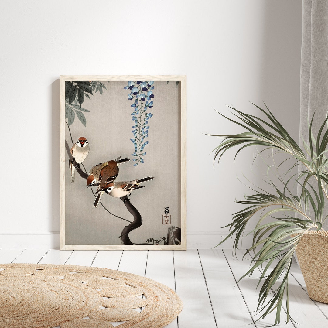 Ohara Koson Poster, Japanese Fine Art, Japanese Print, Printable Wall ...