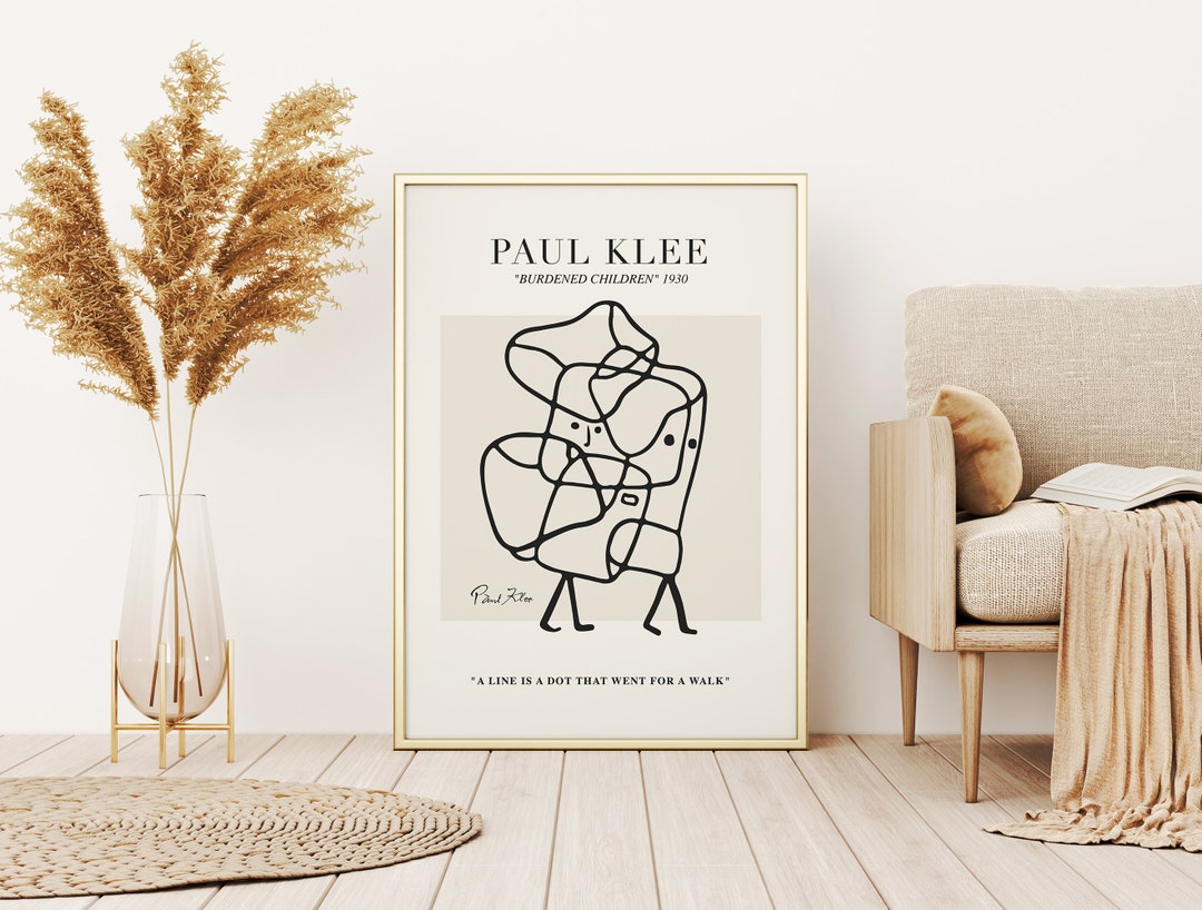 Paul Klee Print, Paul Klee Exhibition Poster, Comedians Handbill, Paul ...
