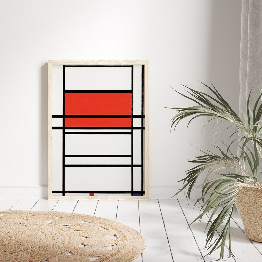 Piet Mondrian Print, Piet Mondrian Poster, Geometric Wall Set, Piet ...