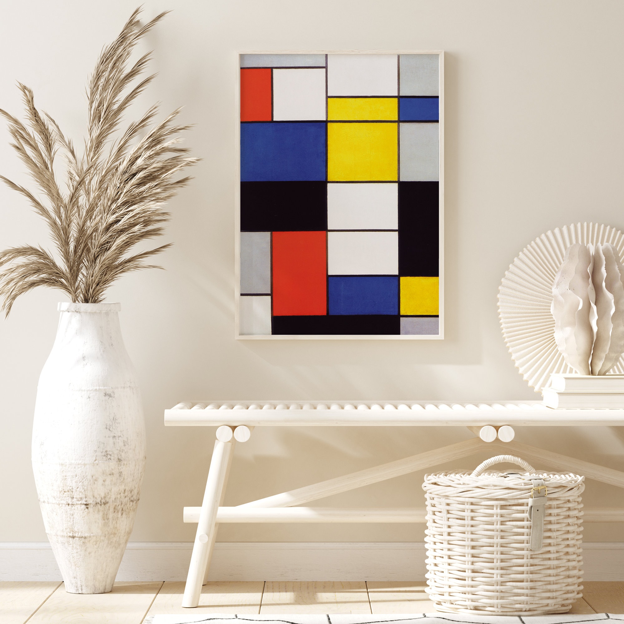 Piet Mondrian Poster, Piet Mondrian Print, Geometric Wall Set, Piet ...