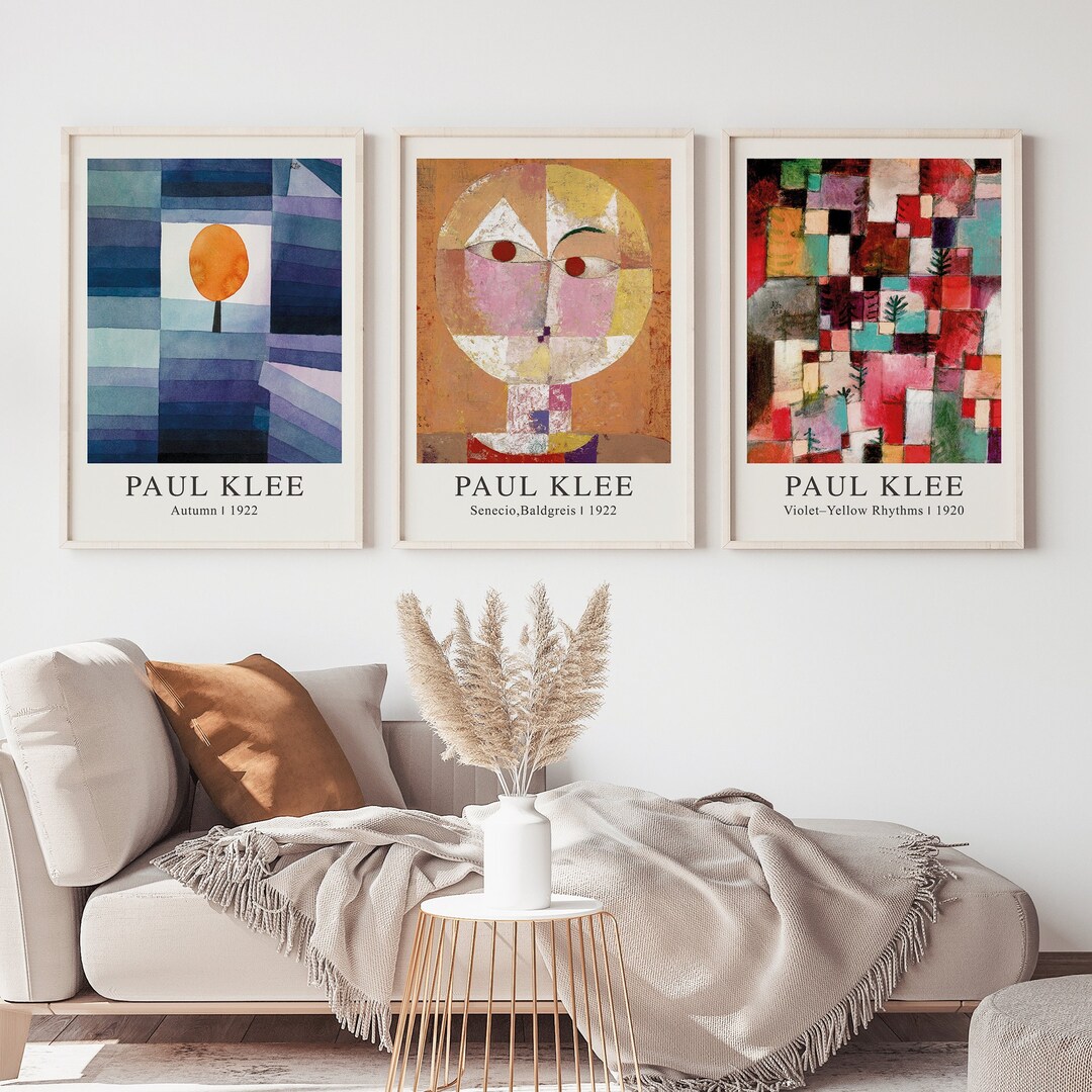 Paul Klee Printable, Set of 3, Paul Klee Poster, Gallery Wall Set ...