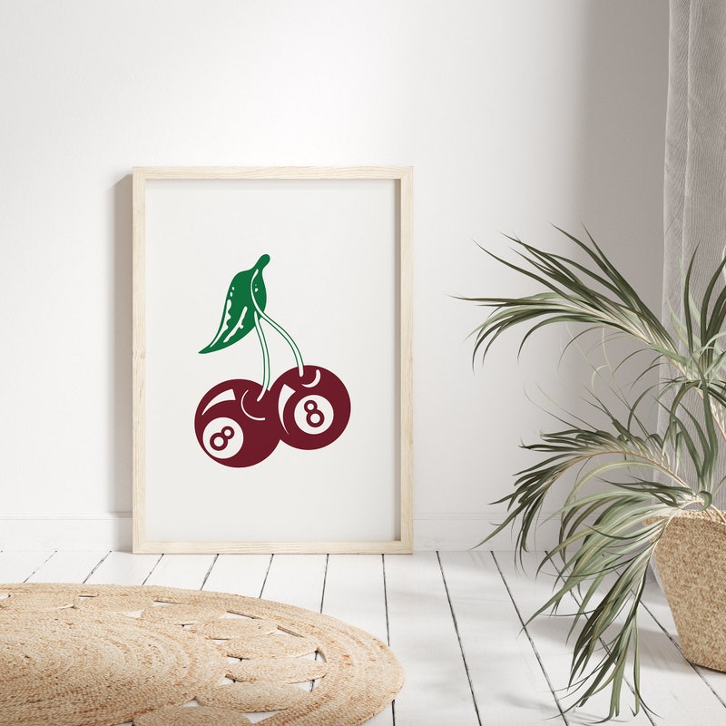 Cherry Eight Ball - Etsy