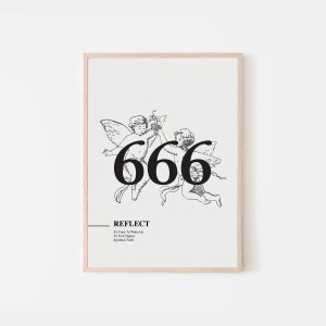 Angel Number Posters, Set of 9, Instant Download Poster,lucky Poster ...