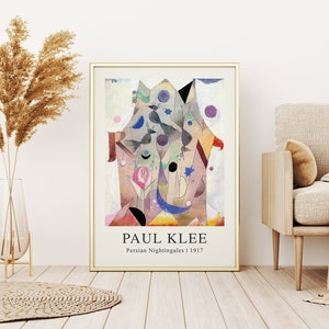 Paul Klee Print, Eclectic Gallery Art, Paul Klee Glance, Printable Wall ...