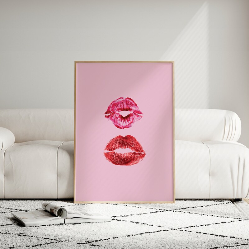 Lips Poster - Etsy
