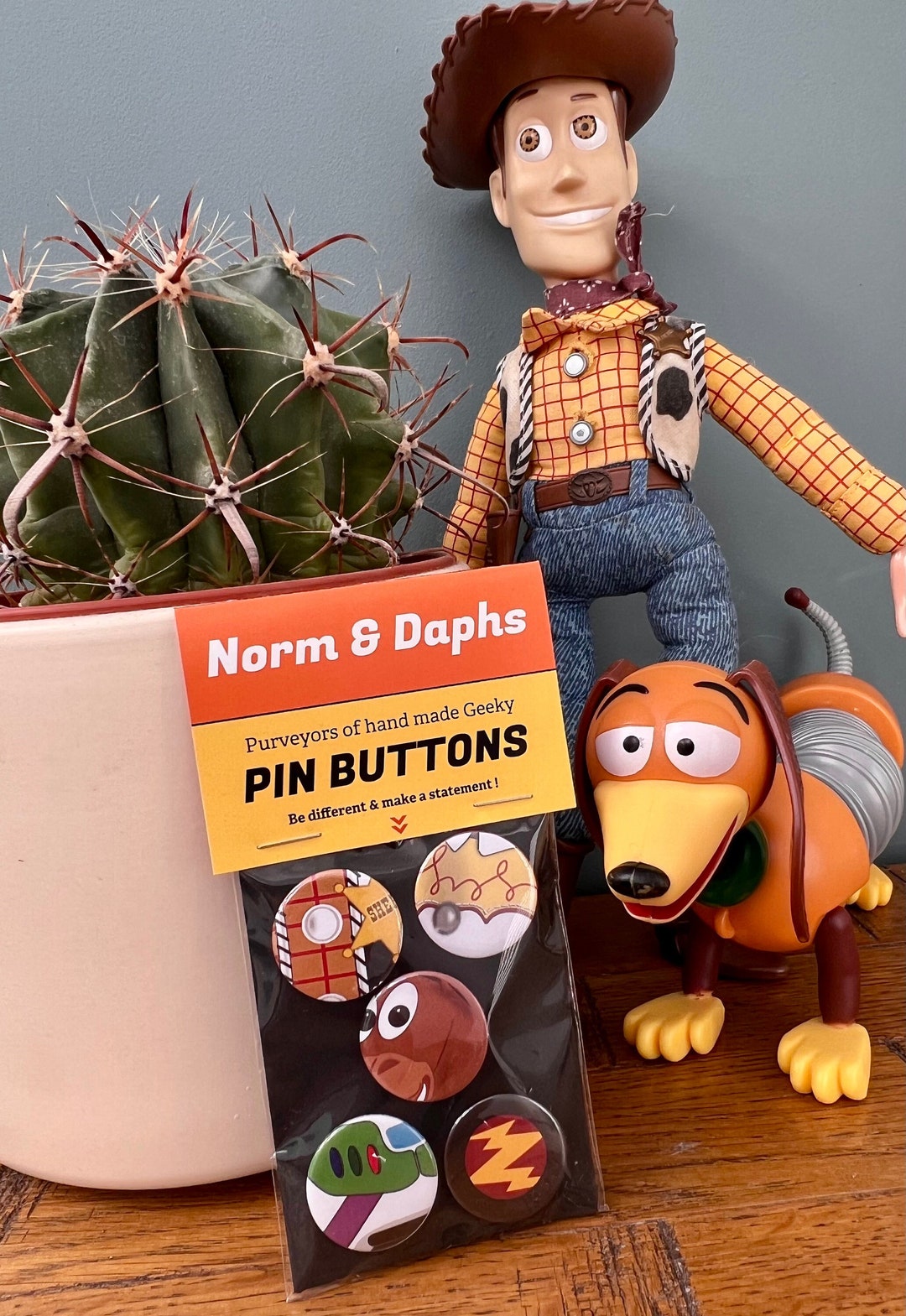 Toy Story Pin Buttons! Birthday Gift - Etsy