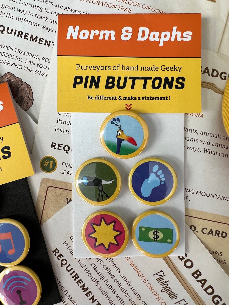 Wilderness Explorer Pin Button Starter Packs! Birthday Gift - Etsy