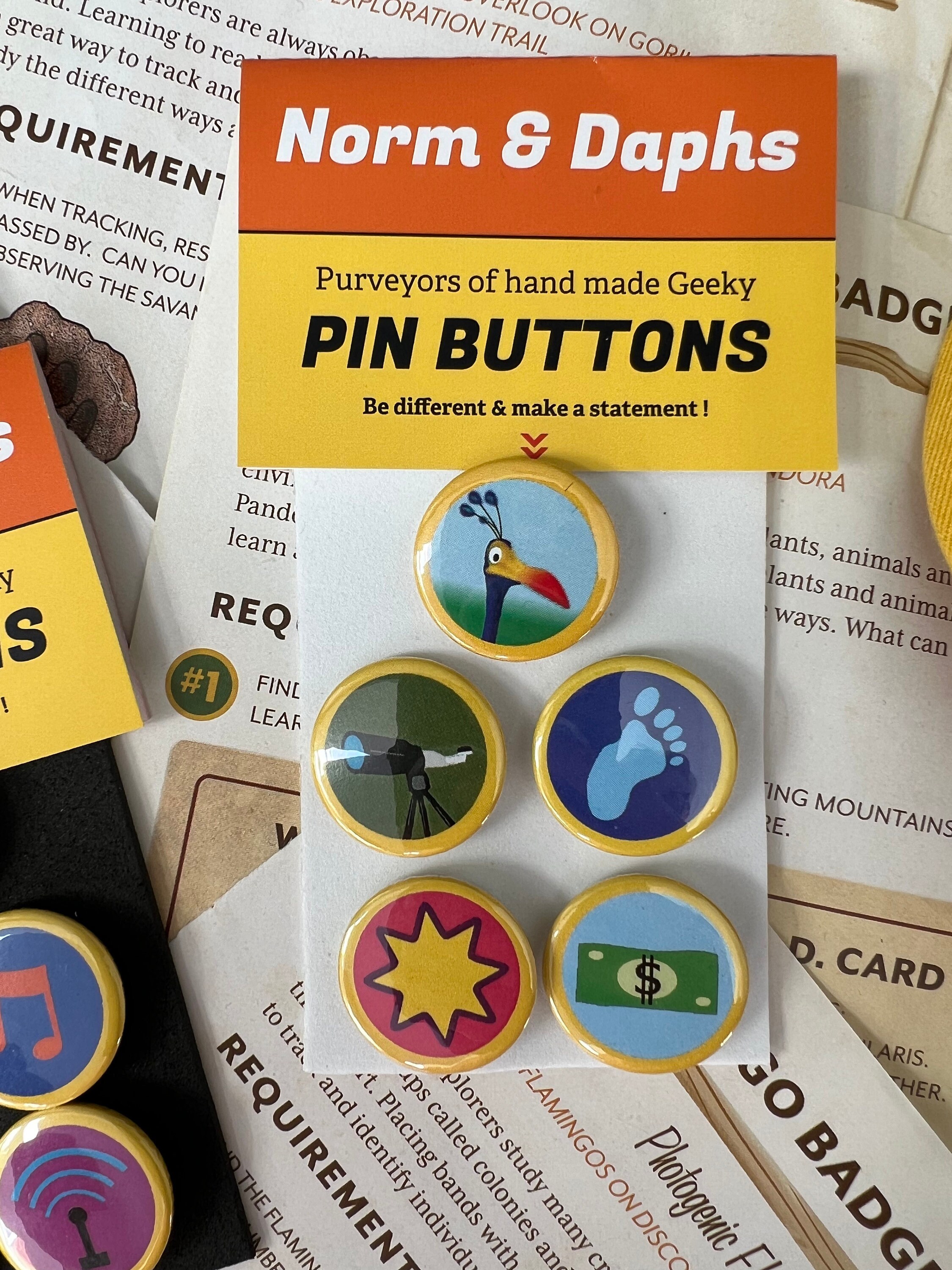 Wilderness Explorer Pin Button Starter Packs - Etsy