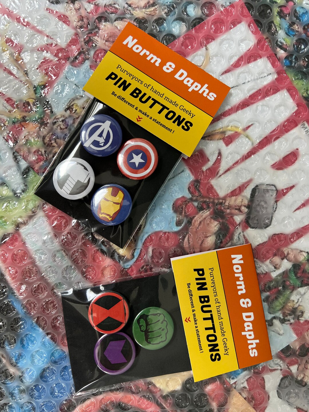 Marvel Avengers Assemble Pin Buttons! - Etsy