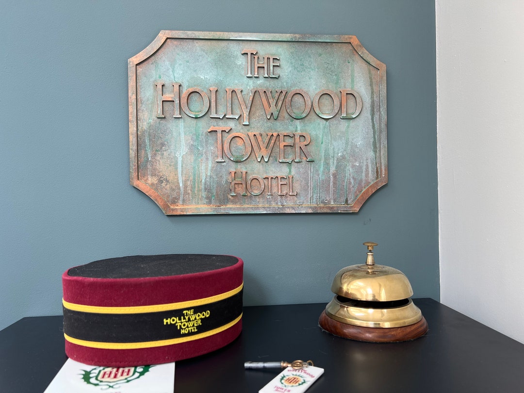 HOLLYWOOD TOWER HOTEL Grand Entrance Reproduction Signage - Etsy
