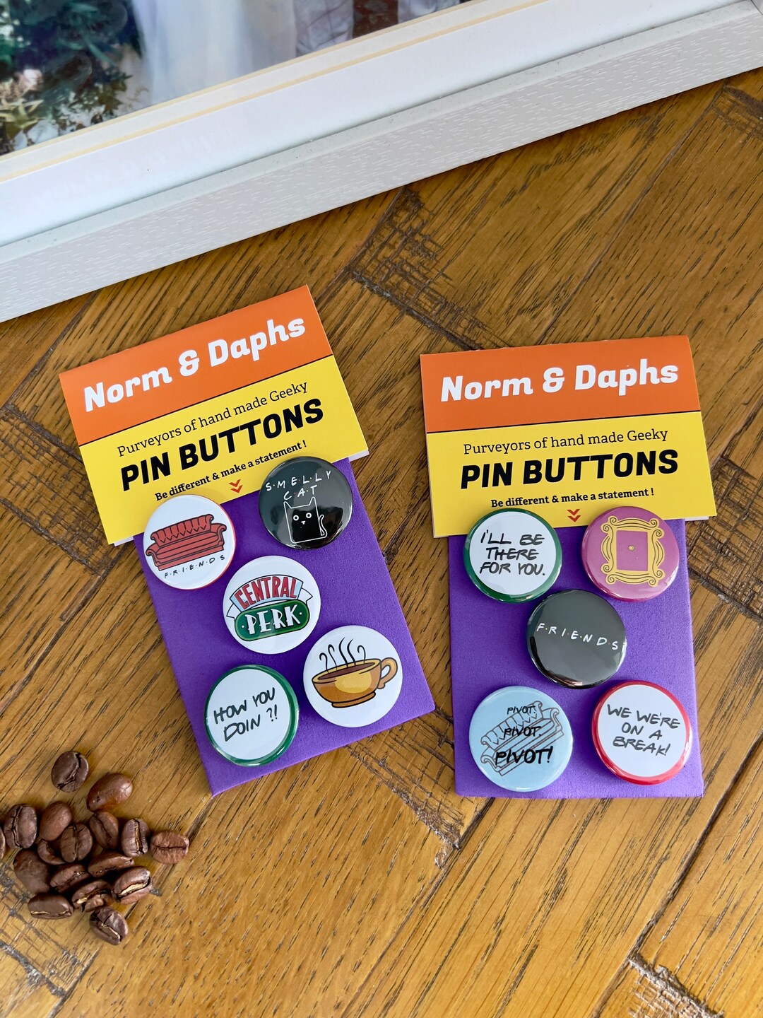 Friends Pin Pack - Etsy