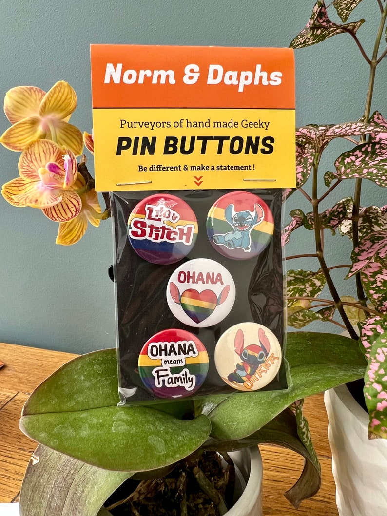 Lilo & Stitch Pin Buttons - Etsy