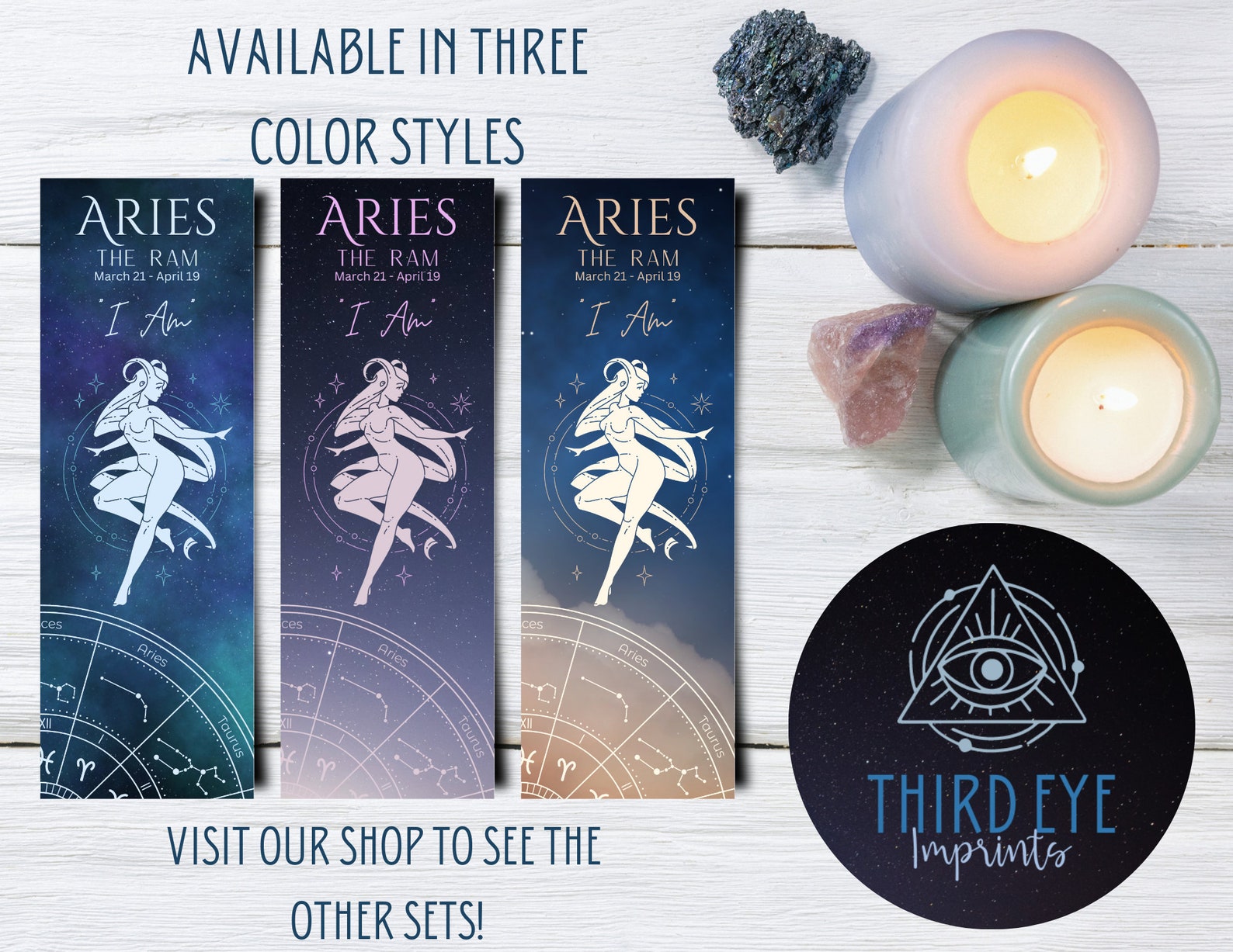 Printable Zodiac Sign Bookmarks, Instant Download, Zodiac Gifts, Book ...