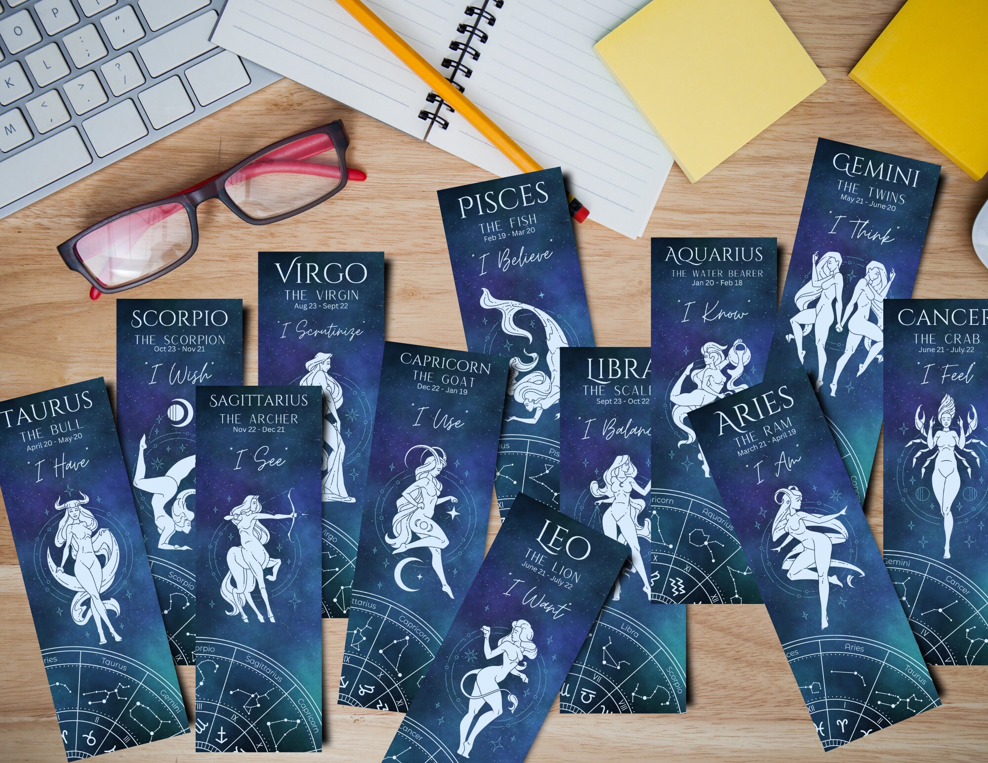 Zodiac scrapbook paper 60 photos - Youhoroscope.com