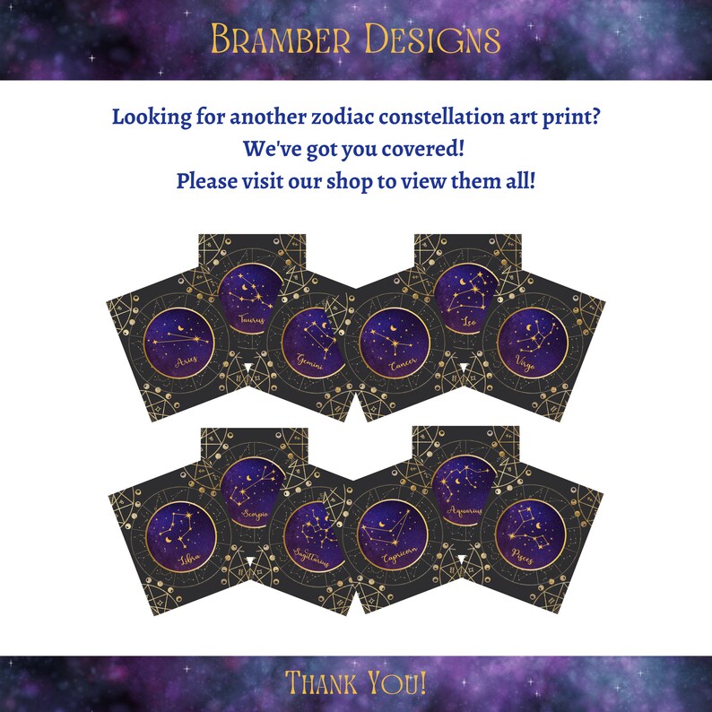 Printable Pisces Zodiac Constellation Wall Art Astrology Wall - Etsy