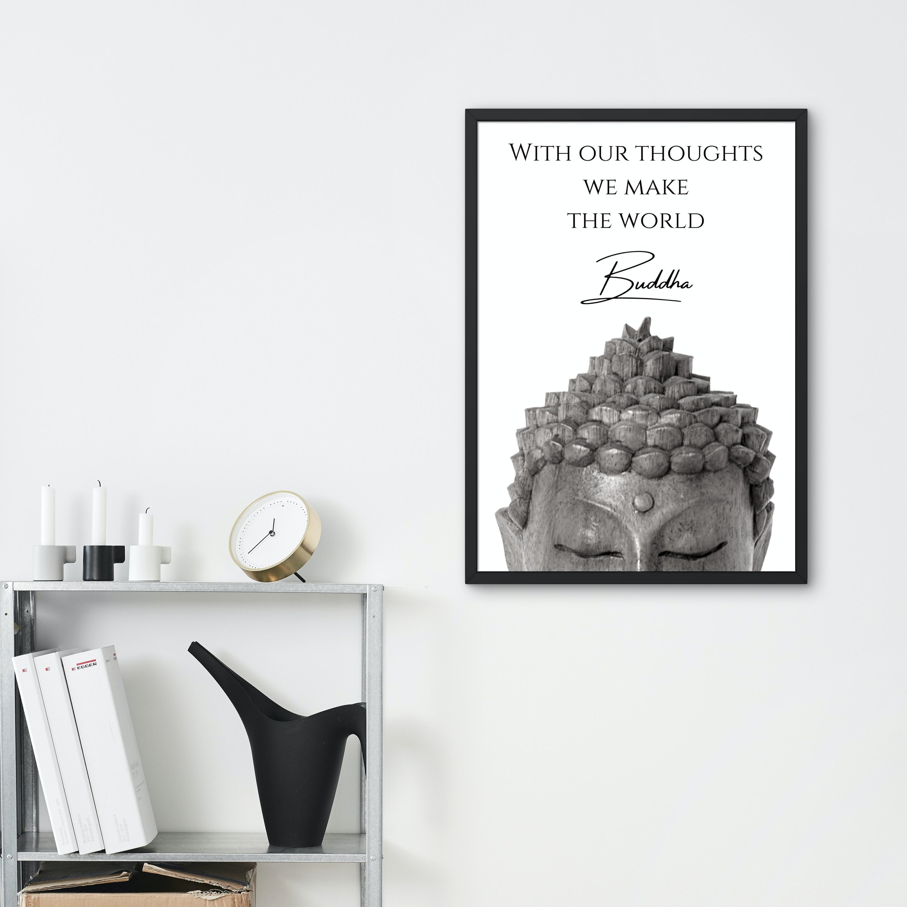Printable Buddha Quote Wall Art, Buddha Quote Poster, Inspiring Wall ...
