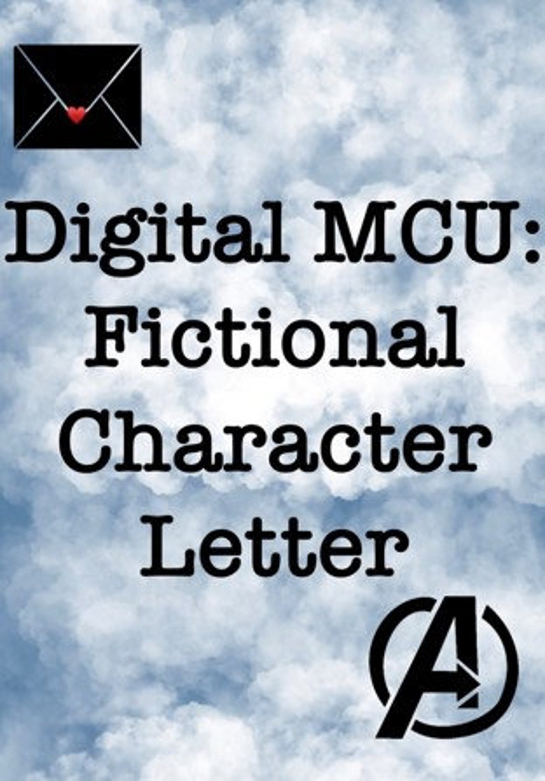 Digital MCU: Fictional Character Letter - Etsy